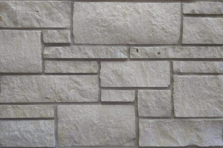 Alpine White Dimensional Real Limestone Thin Veneer | Quarry Mill