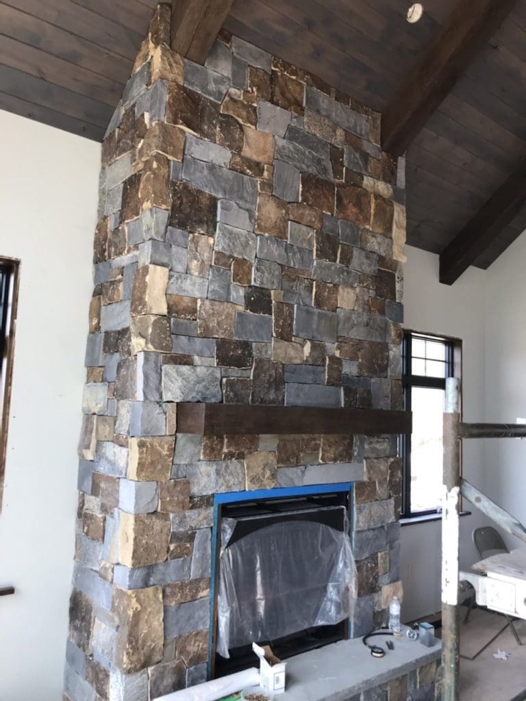 Glacier Ridge Rocky Mountain Quartzite Thin Stone Veneer | Quarry Mill