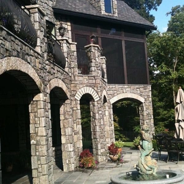 Monroe Castle Rock Style Natural Granite Thin Veneer | Quarry Mill