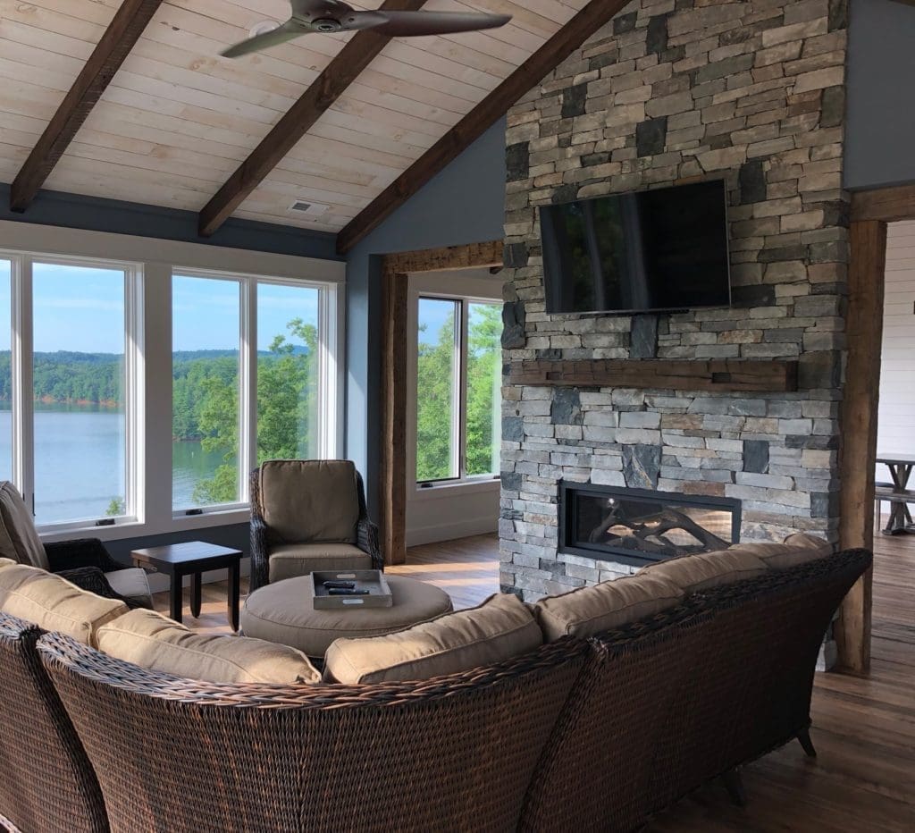 Augusta Grey and Earth Tone Natural Ledgestone Thin Veneer | Quarry Mill