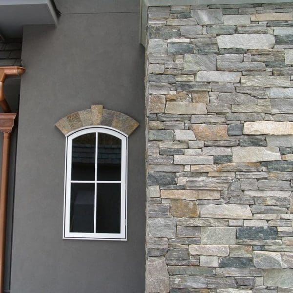 Brighton Grey Ledgestone Natural Thin Veneer with Veining | Quarry Mill
