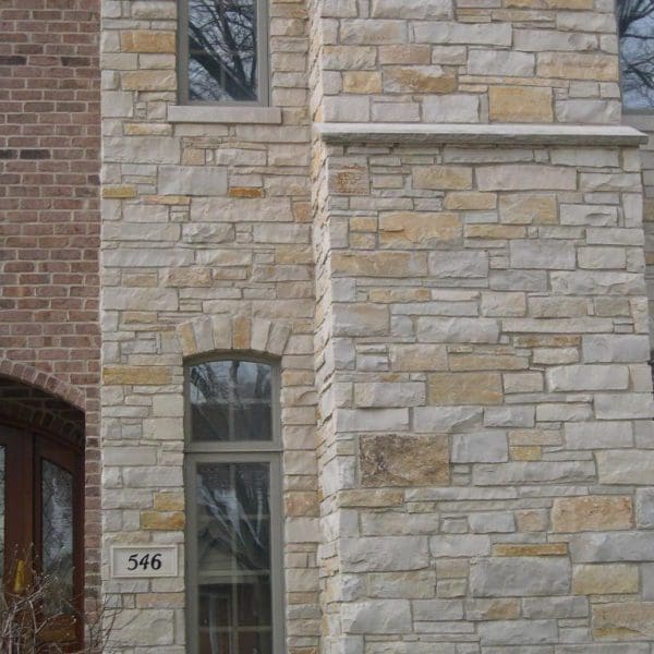 Country Harvest Quarry Run Wisconsin Limestone Thin Veneer