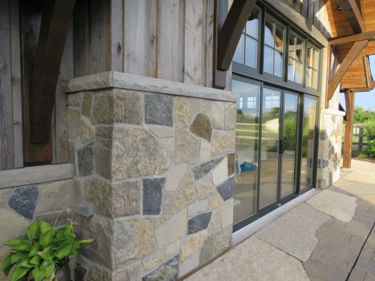 Concord Mosaic Style Natural Granite Thin Stone Veneer | Quarry Mill