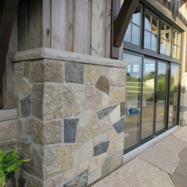 Concord Mosaic Style Natural Granite Thin Stone Veneer | Quarry Mill