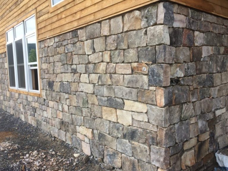 London Fieldstone Real Thin Veneer Rustic Wainscoting | Quarry Mill