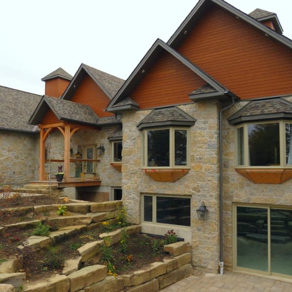 Chateau Tumbled Natural Limestone Thin Veneer Blend | Quarry Mill