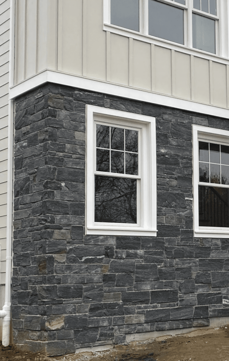 Dublin Black Dimensional Granite Natural Thin Stone Veneer | Quarry Mill
