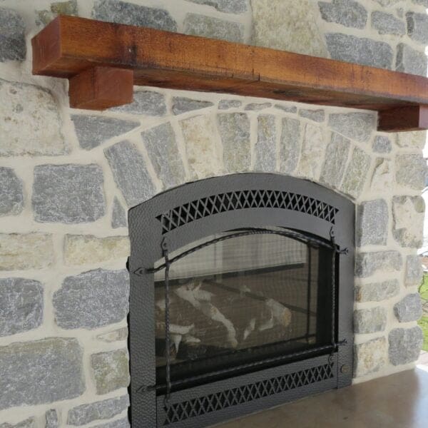 Chateau Tumbled Natural Limestone Thin Veneer Blend | Quarry Mill