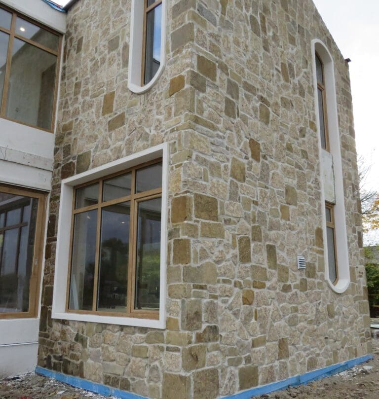 Chateau Tumbled Natural Limestone Thin Veneer Blend | Quarry Mill